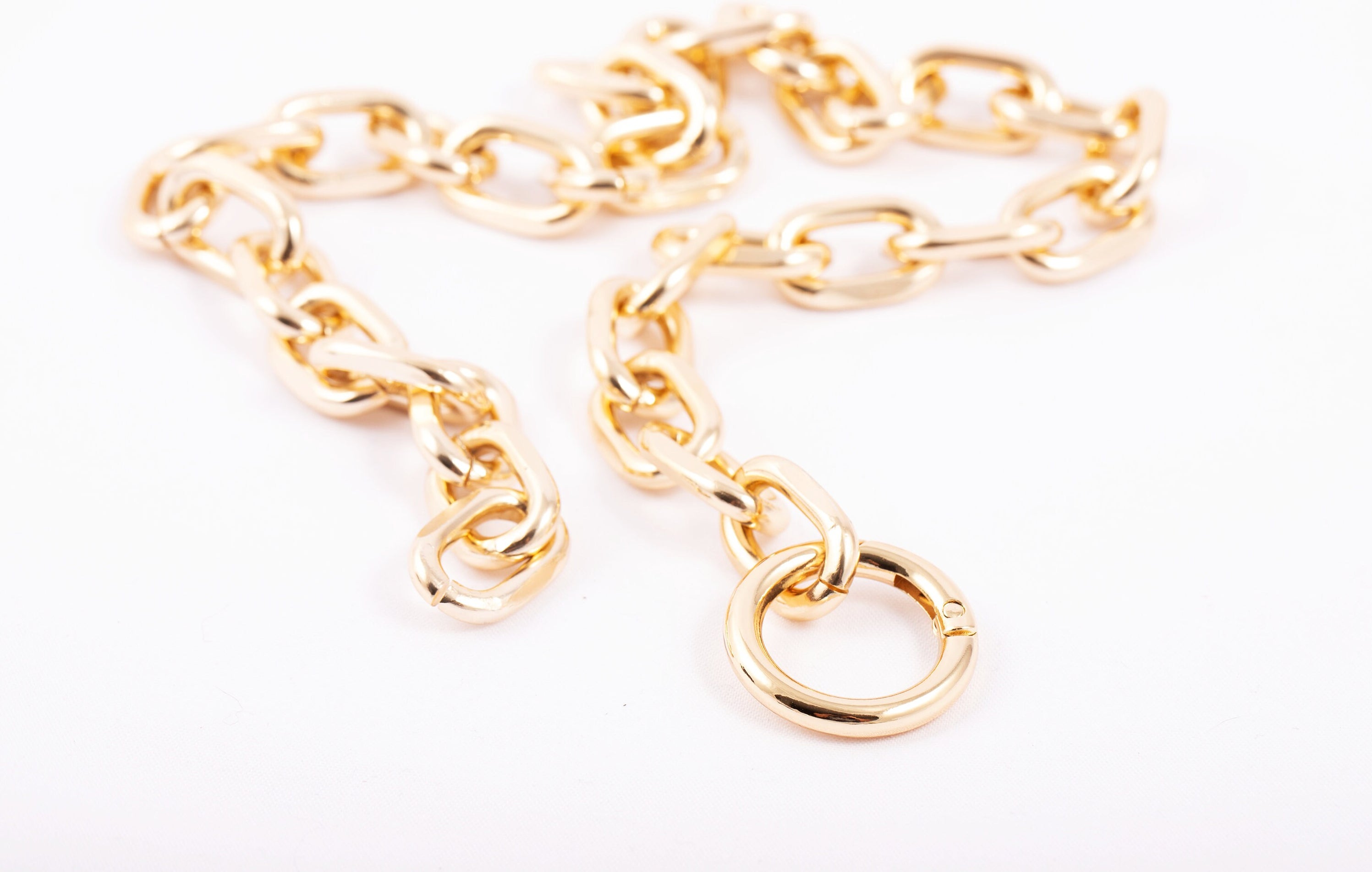 Chunky Chain Necklace for Women Lightweight - NC004 — Luzie Crafts